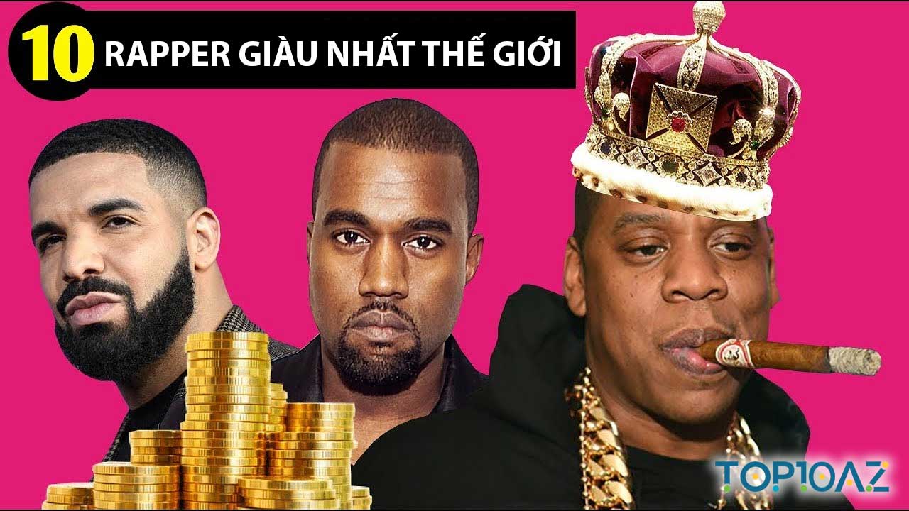 TOP 10 Rapper Giàu Nhất Thế Giới - TOP10AZ